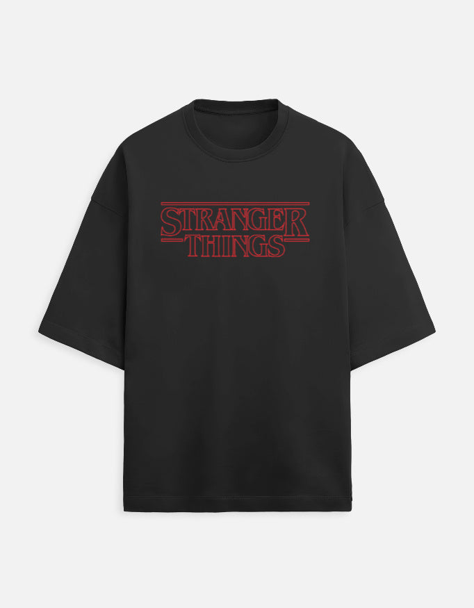 Stranger Things Outline Oversized T-Shirt – Weebshop