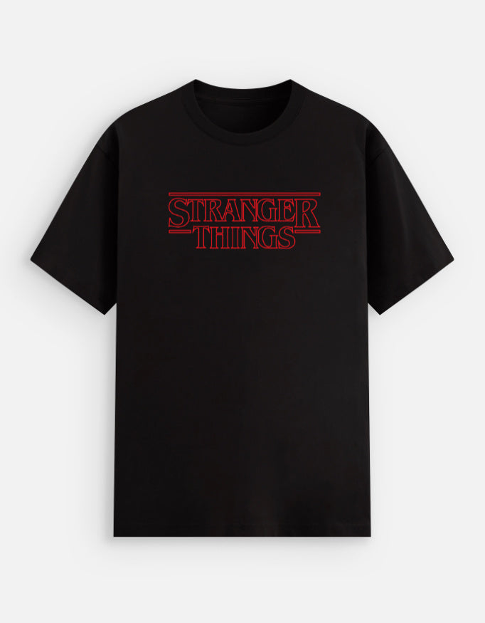 Stranger Things Outline Regular T-Shirt | Meme Merchandise – Weebshop