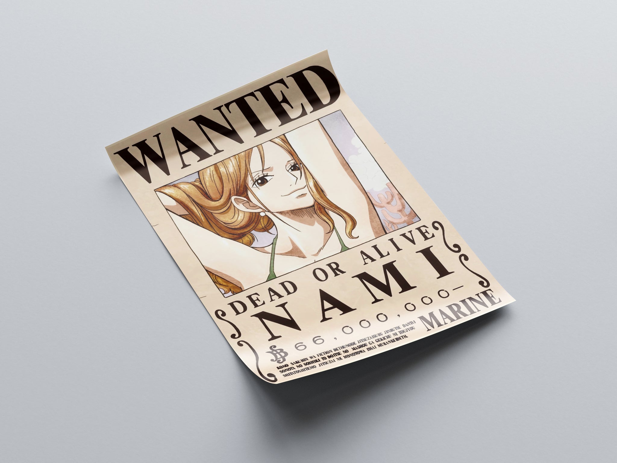 Nami Bounty Poster - One Piece | Weebshop Anime Merchandise
